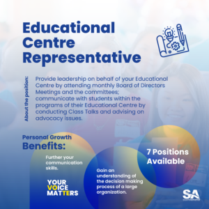 Educational Centre Representative – SAGBC Elections 2023 | Your Voice ...
